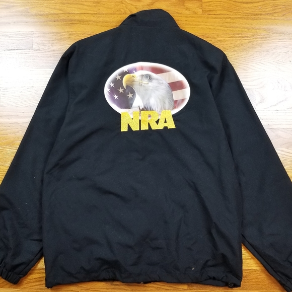 NRA | Jackets & Coats | Officials Nra Embroidered Logos Black ...